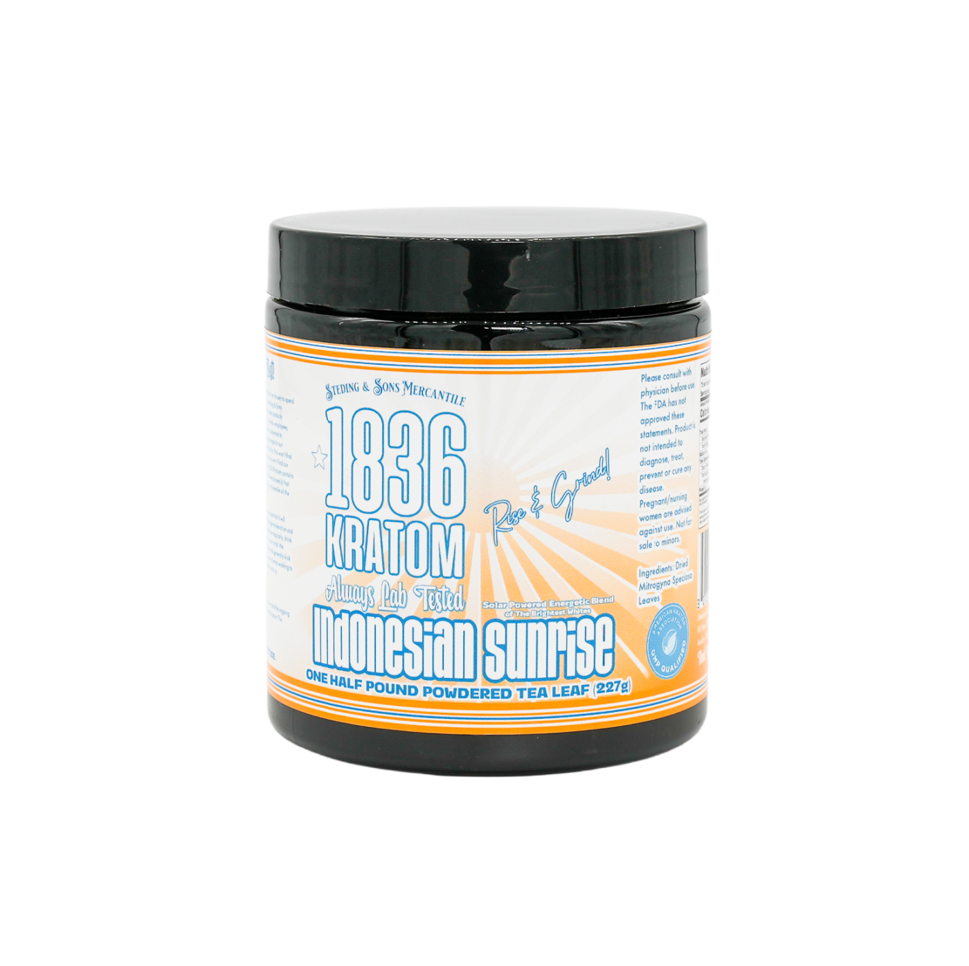 Indonesian Sunrise - Powdered Tea Leaf & Jumbo Capsules - 1836 Fitness